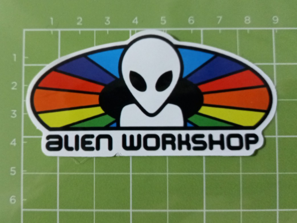 Alien Workshop logo sticker, Sports Equipment, Sports & Games, Skates ...