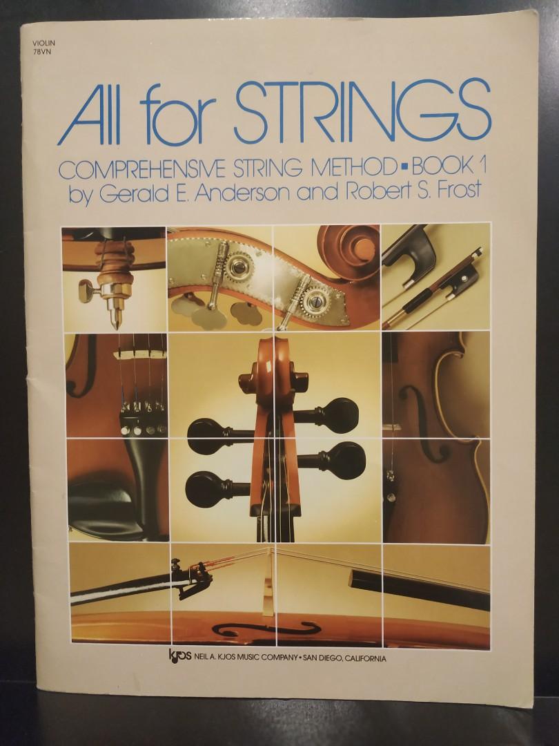 All for Strings Violin Book 1, Hobbies & Toys, Music & Media, Music ...