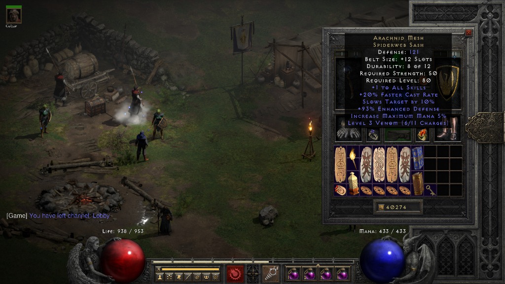 Arachnid Mesh : Diablo 2 Resurrected, Video Gaming, Gaming Accessories ...