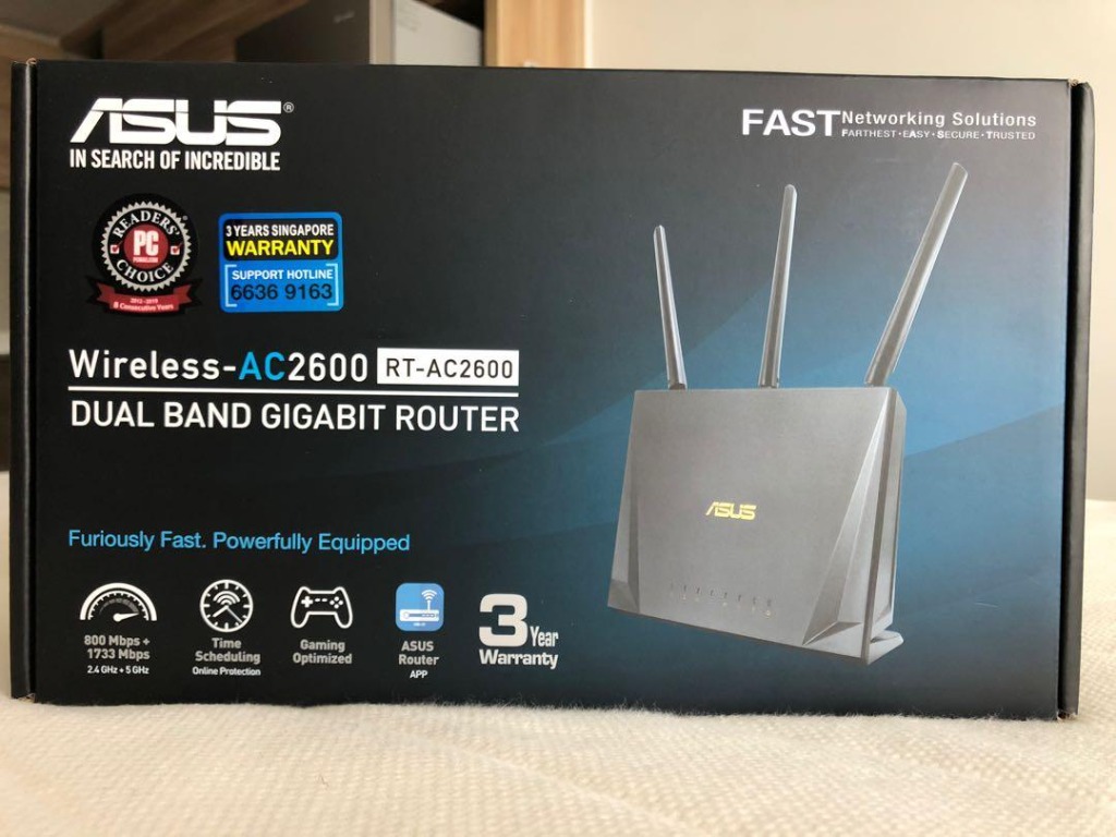 Asus RT-AC2600 WiFi Router, Computers & Tech, Parts & Accessories ...
