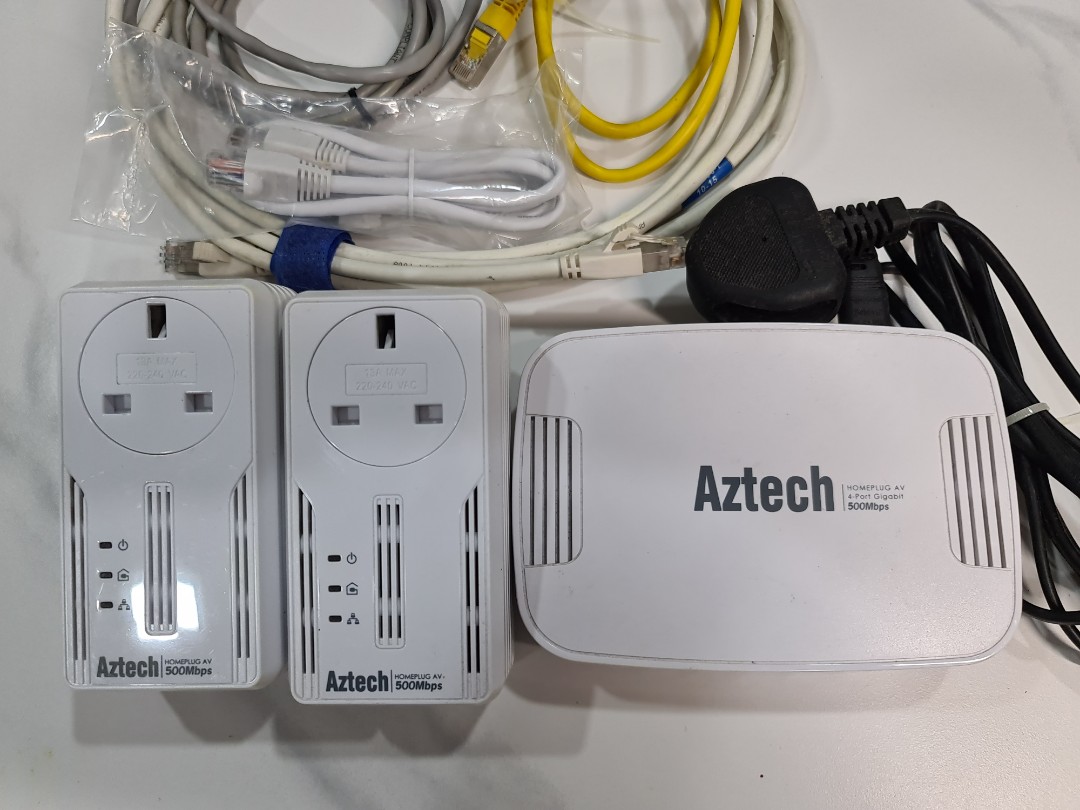 Aztech Powerline networking HL125G 115EP, Computers & Tech, Parts ...