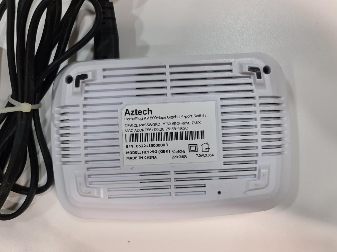 Aztech Powerline networking HL125G 115EP, Computers & Tech, Parts ...