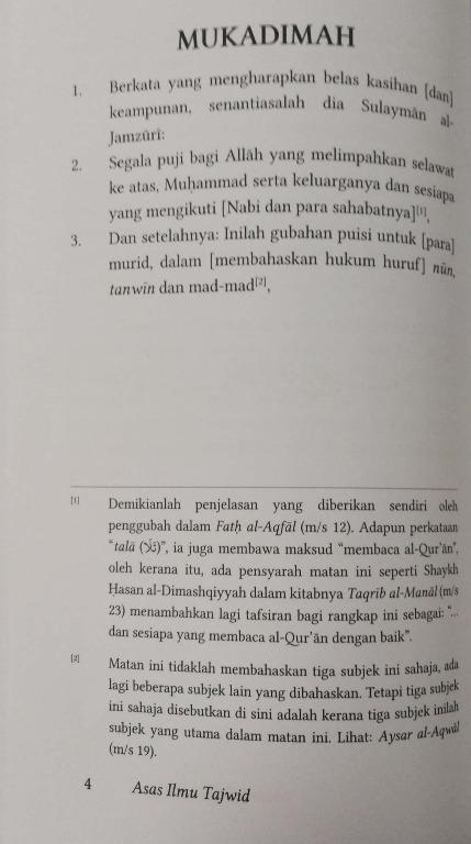 [BC] KARYA PIS Matan Tuhfat Al-Atfal Asas Ilmu Tajwid: Dwibahasa Arab ...