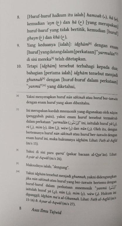 [BC] KARYA PIS Matan Tuhfat Al-Atfal Asas Ilmu Tajwid: Dwibahasa Arab ...
