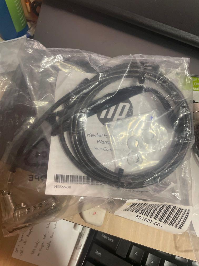 BNIB Laptop Lock HP and Targus, Computers & Tech, Parts & Accessories ...