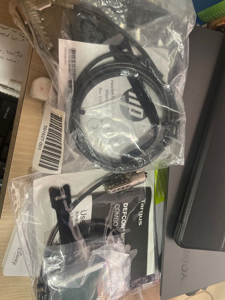 BNIB Laptop Lock HP and Targus, Computers & Tech, Parts & Accessories ...