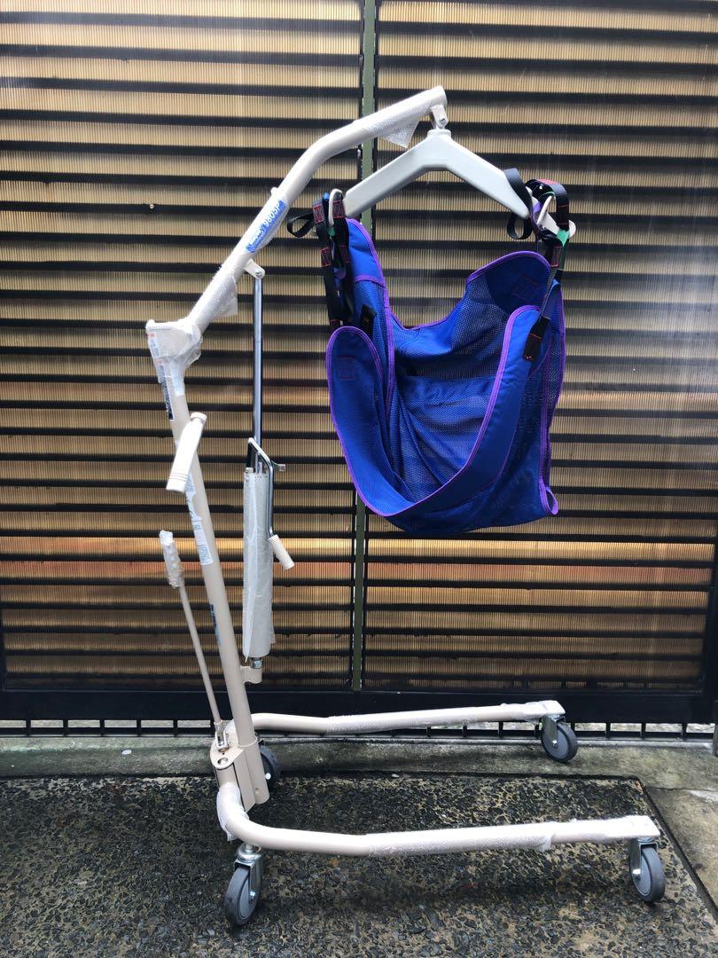 Brandnew INVACARE Manual Mobile Hydraulic Lift Patient Lifter w Full ...