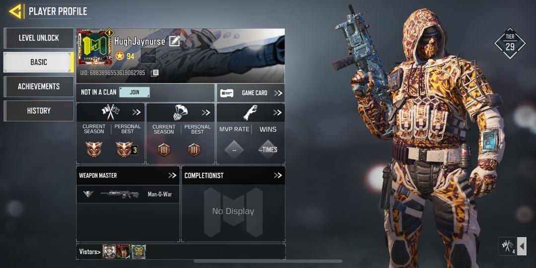 Call of Duty Mobile Legendary (2021 Season 5) Account, Video Gaming ...