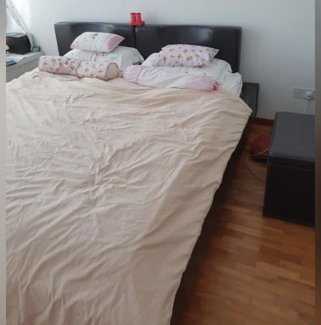 Cellini king bed set, Furniture & Home Living, Furniture, Bed Frames ...