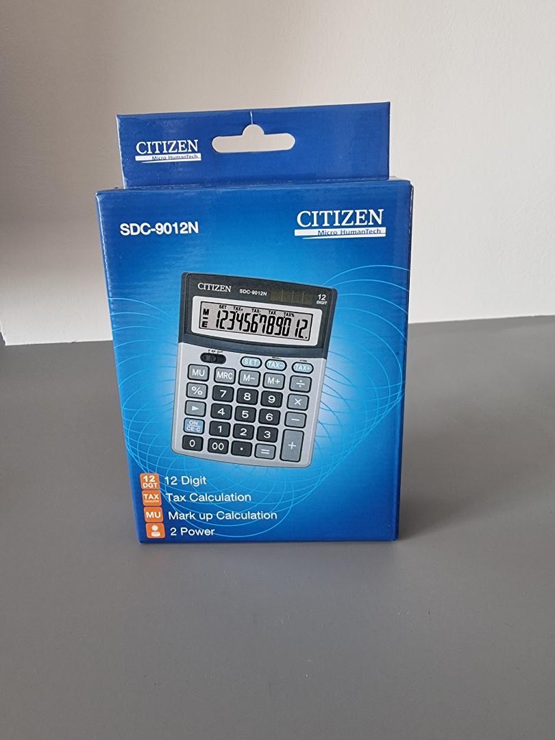 Citizen SDC-9012N Calculator, Computers & Tech, Office & Business ...