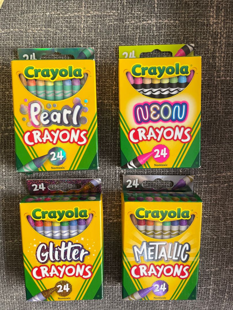 [Marked Down] Crayola Special Crayons: Neon, Glitter, Metallic, Pearl ...