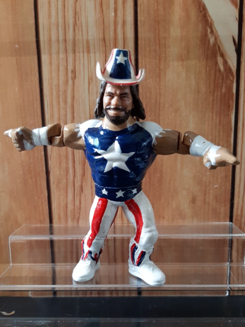 Custom Hasbro size USA Macho Man, Hobbies & Toys, Toys & Games on Carousell
