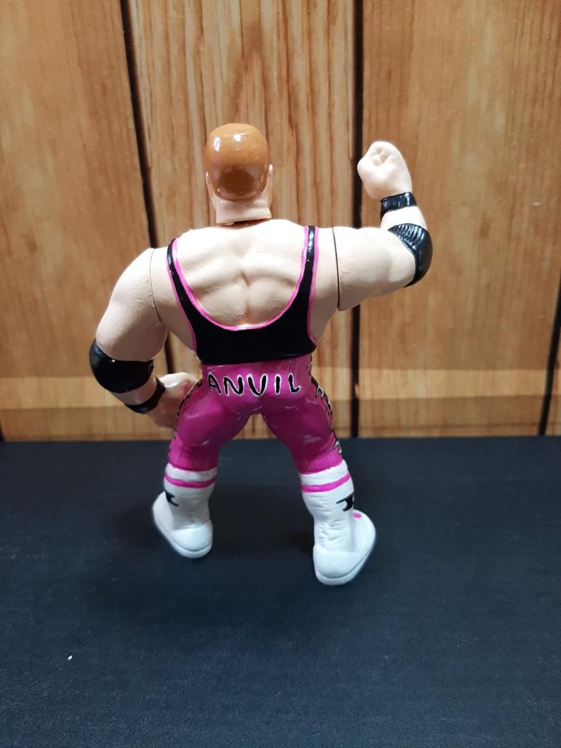 Custom Hasbro WWF Anvil Hart Foundation, Hobbies & Toys, Toys & Games ...