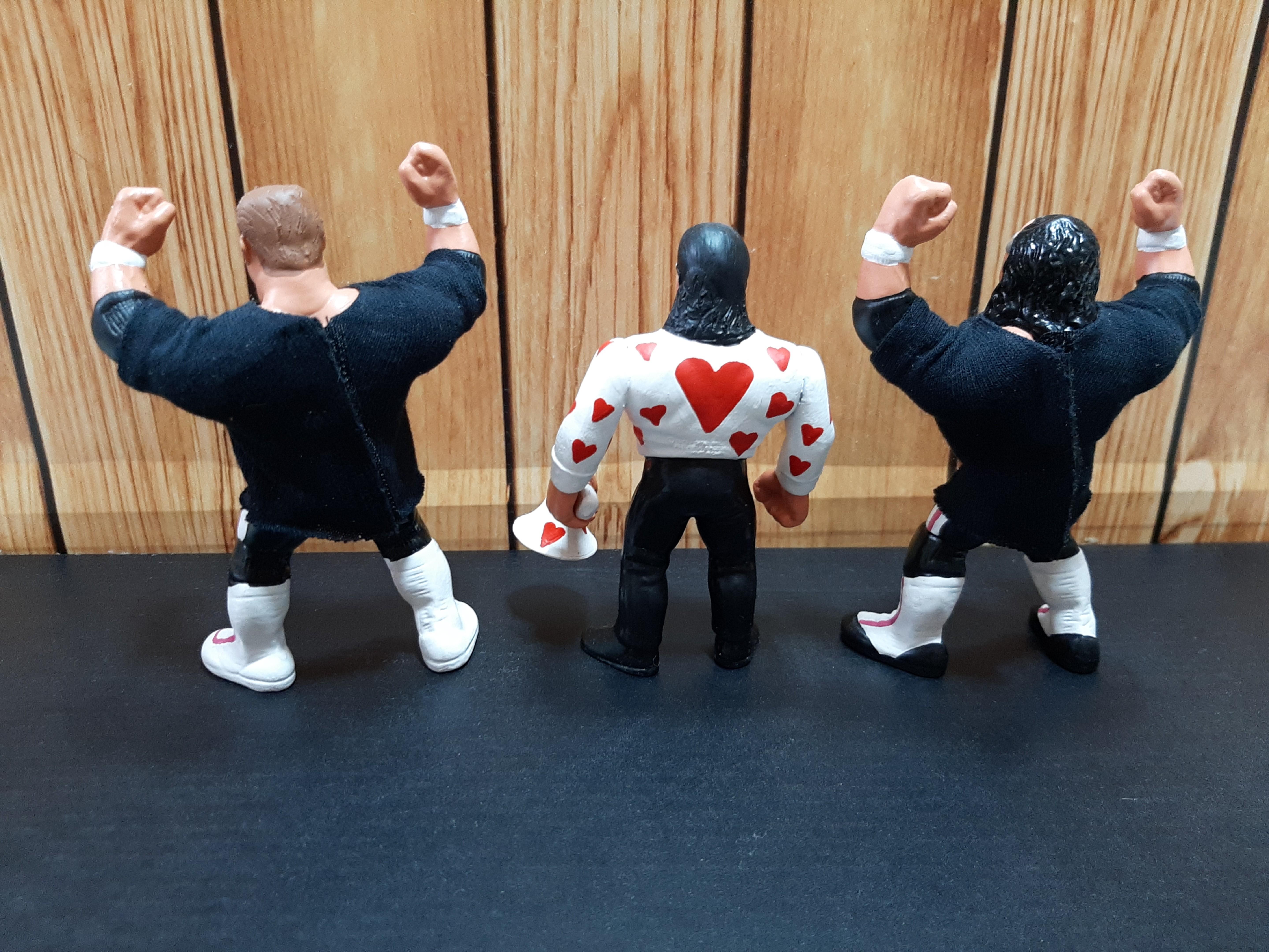 Custom Hasbro WWF Hart Foundation with Jimmy Hart, Hobbies & Toys, Toys ...