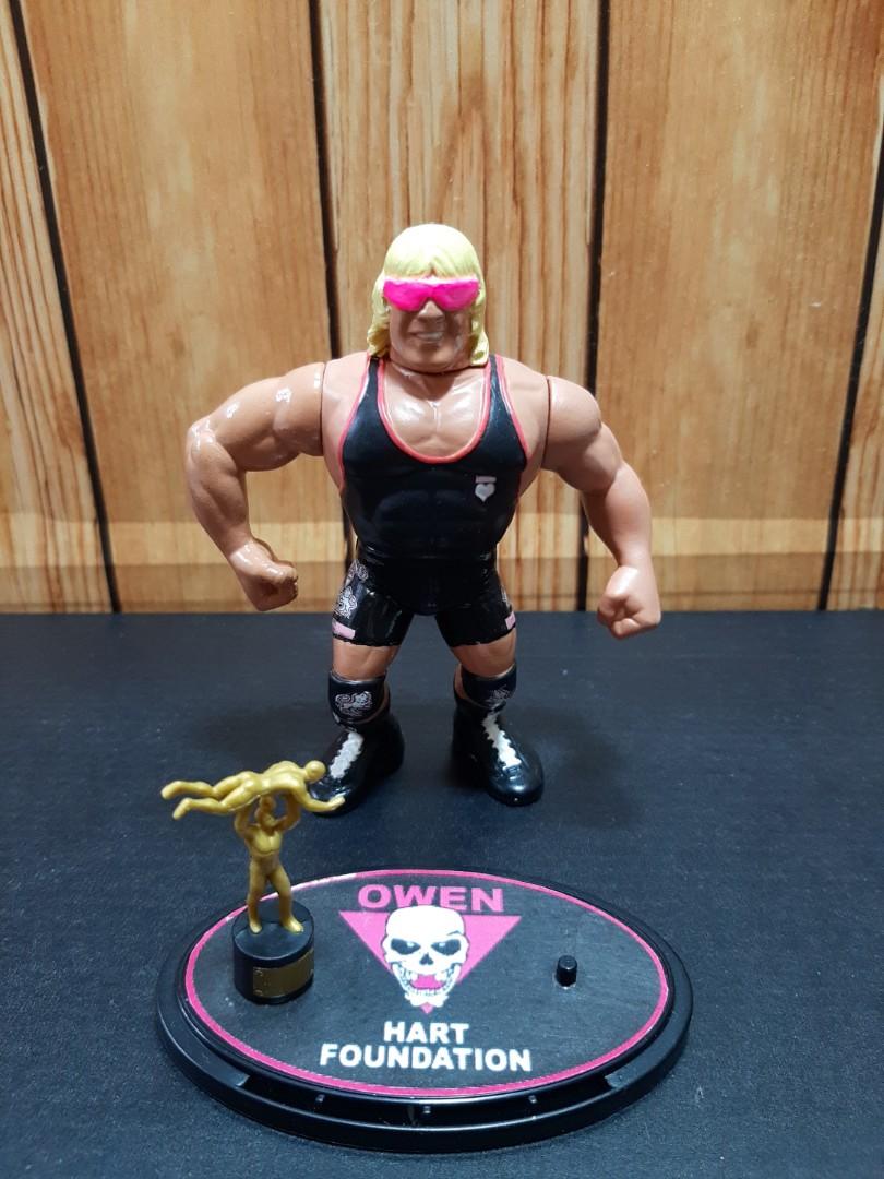 Customs Hasbro WWF Hart foundation family, Hobbies & Toys, Toys & Games ...