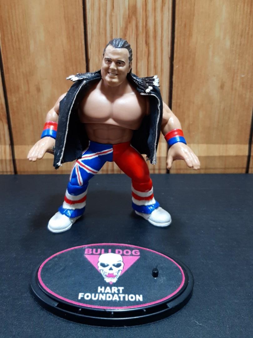 Customs Hasbro WWF Hart foundation family, Hobbies & Toys, Toys & Games ...