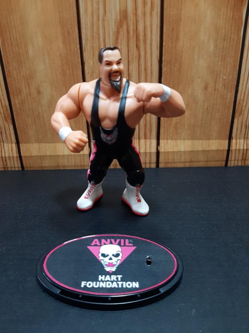 Customs Hasbro WWF Hart foundation family, Hobbies & Toys, Toys & Games ...