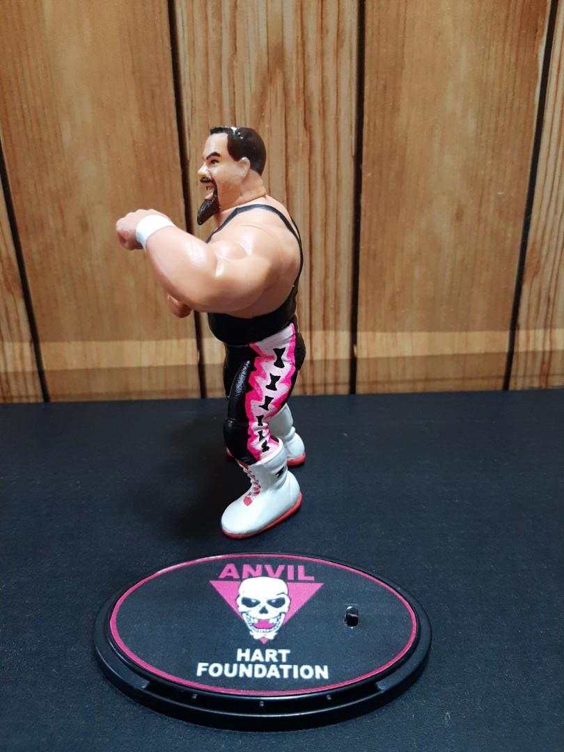 Customs Hasbro WWF Hart foundation family, Hobbies & Toys, Toys & Games ...