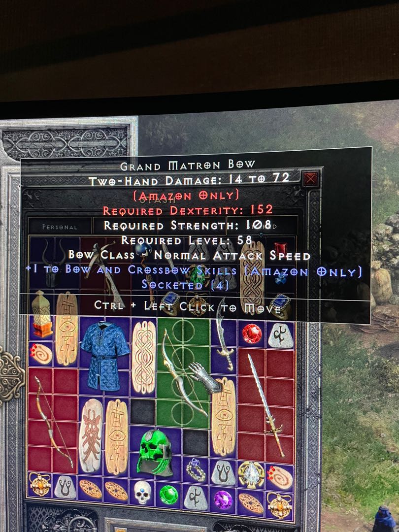 D2R Grand Matron Bow 4 OS, Video Gaming, Gaming Accessories, In-Game ...