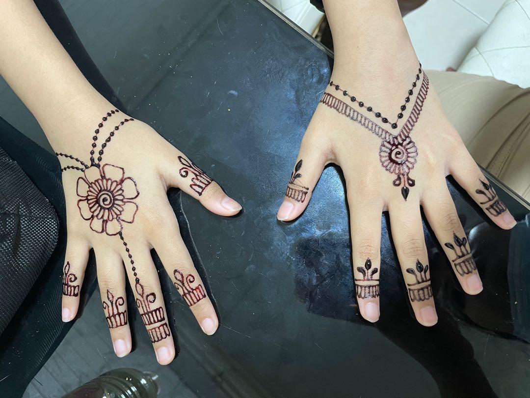 Deepavali Henna, Women's Fashion, Muslimah Fashion, Accessories on ...