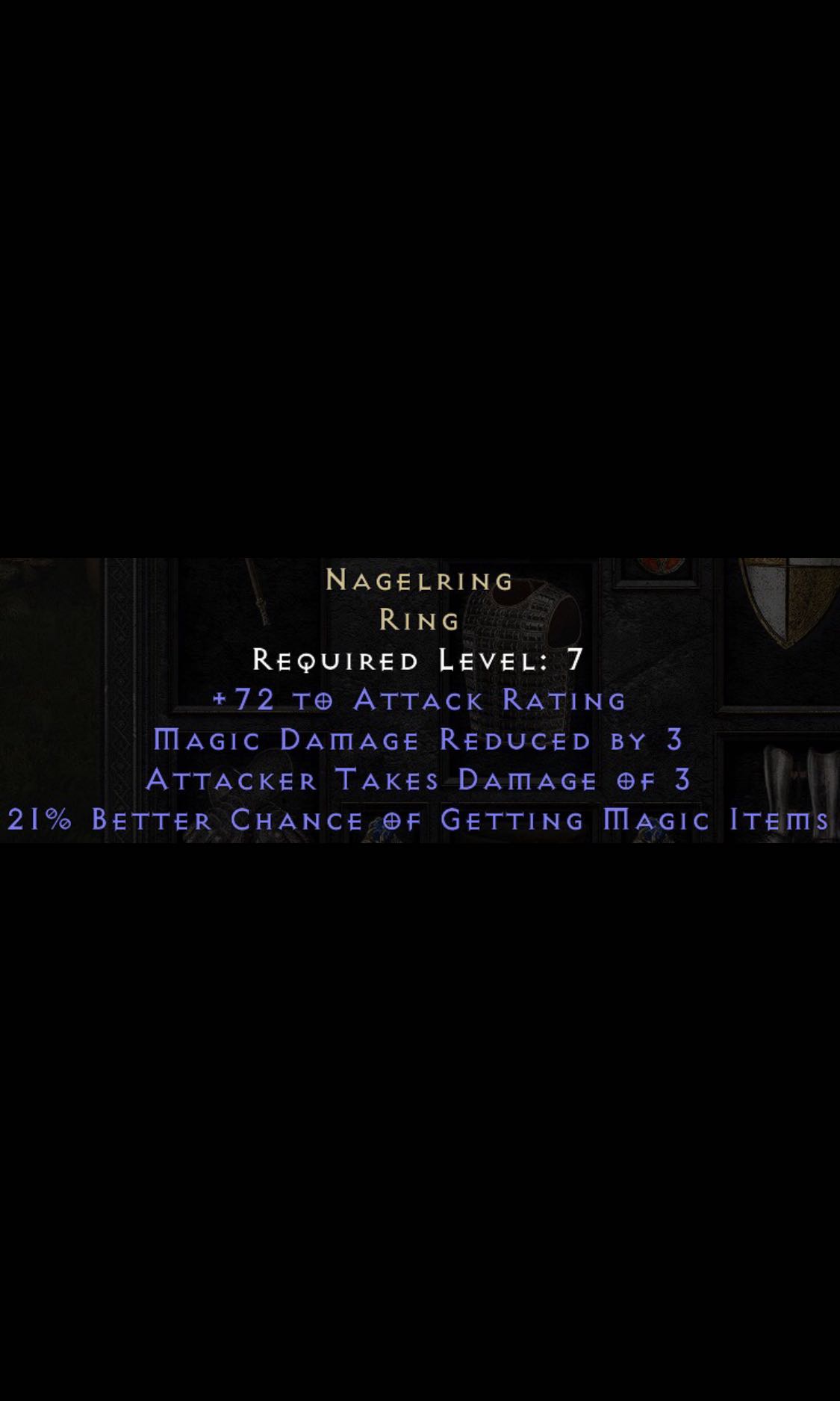 Diablo 2 Resurrected - Nagelring, Video Gaming, Gaming Accessories, In ...