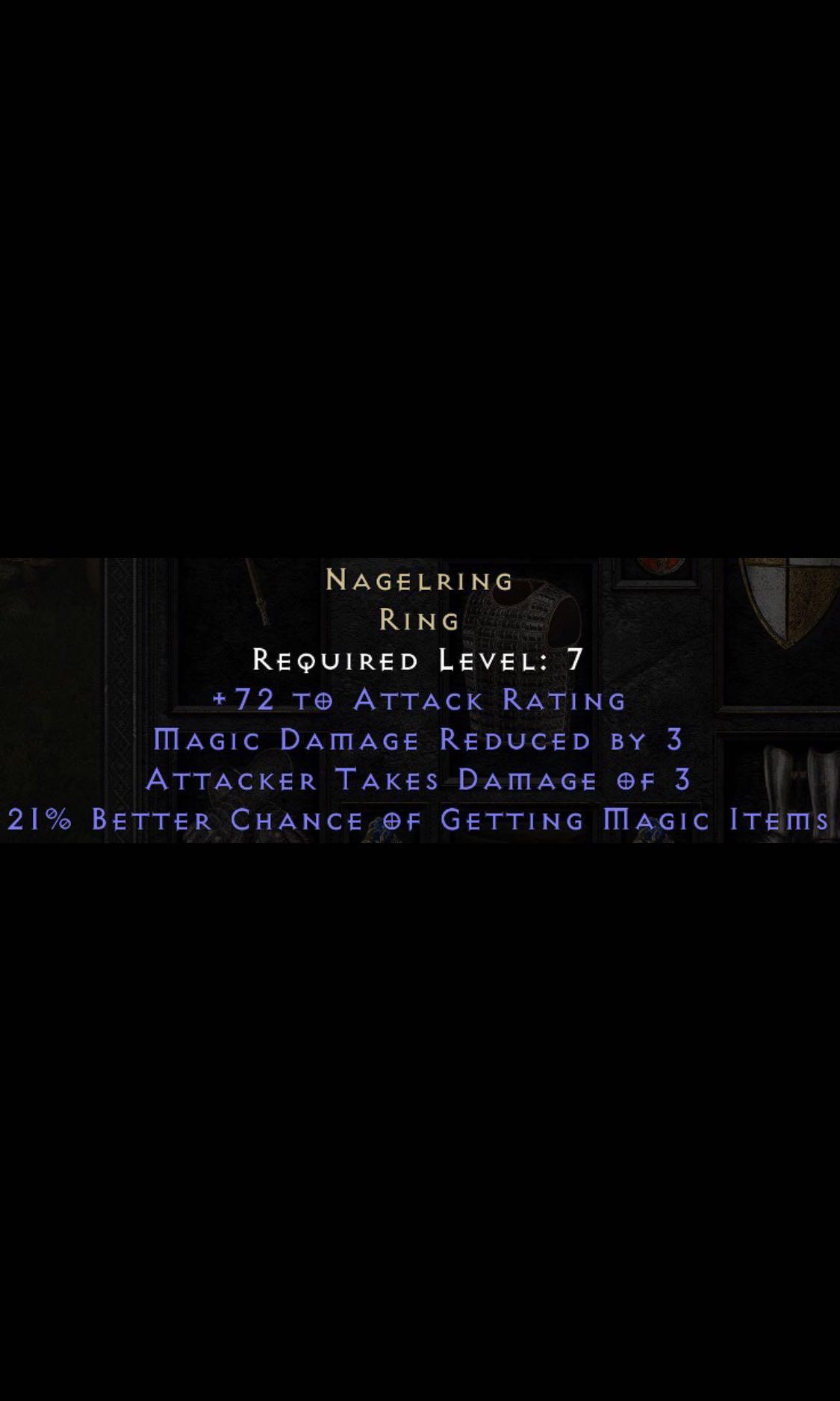 Diablo 2 Resurrected - Nagelring, Video Gaming, Gaming Accessories, In ...