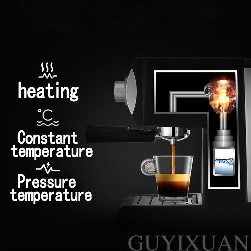 Donlim Coffee Machine DL-KF6001 Semi Automatic Coffee Maker, TV & Home ...