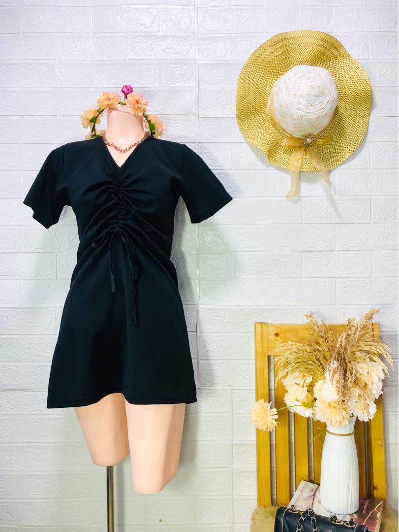 Draw String Sexy Dress, Women's Fashion, Dresses & Sets, Dresses on ...