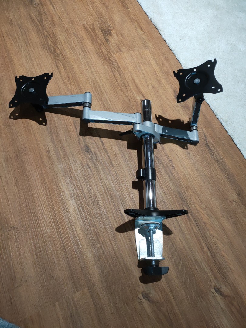 Dual monitor clam stand, Computers & Tech, Parts & Accessories, Monitor ...