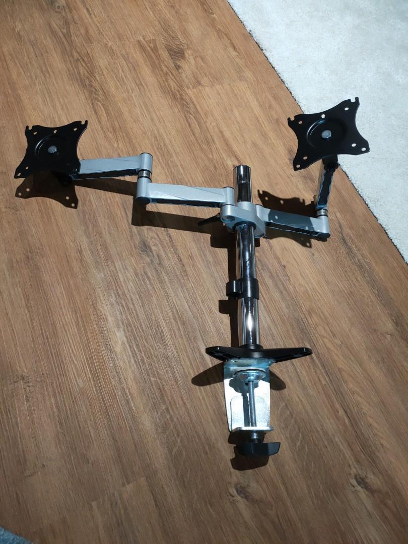 Dual monitor clam stand, Computers & Tech, Parts & Accessories, Monitor ...