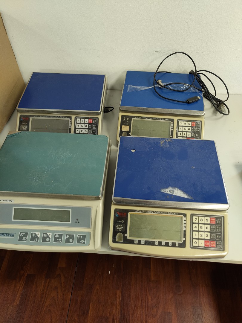 Electronic Weighting Machines - can be connected to PC to capture ...