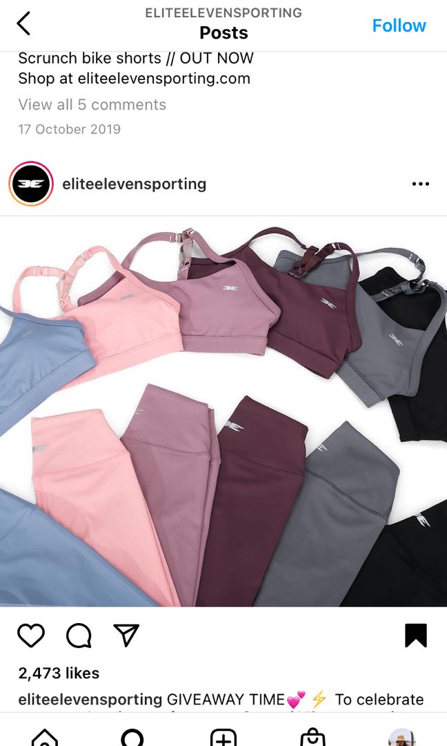 eliteeleven set, Women's Fashion, Activewear on Carousell