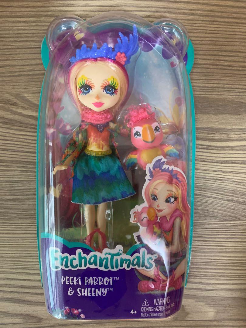 EnchanTimals Peeki Parrot & Sheeny, Hobbies & Toys, Toys & Games on ...
