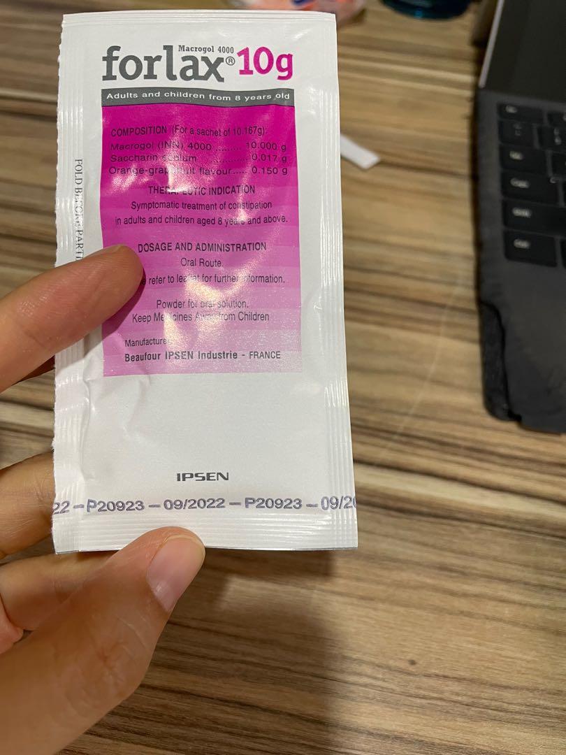 Forlax 10g for Constipation, Health & Nutrition, Medical Supplies ...