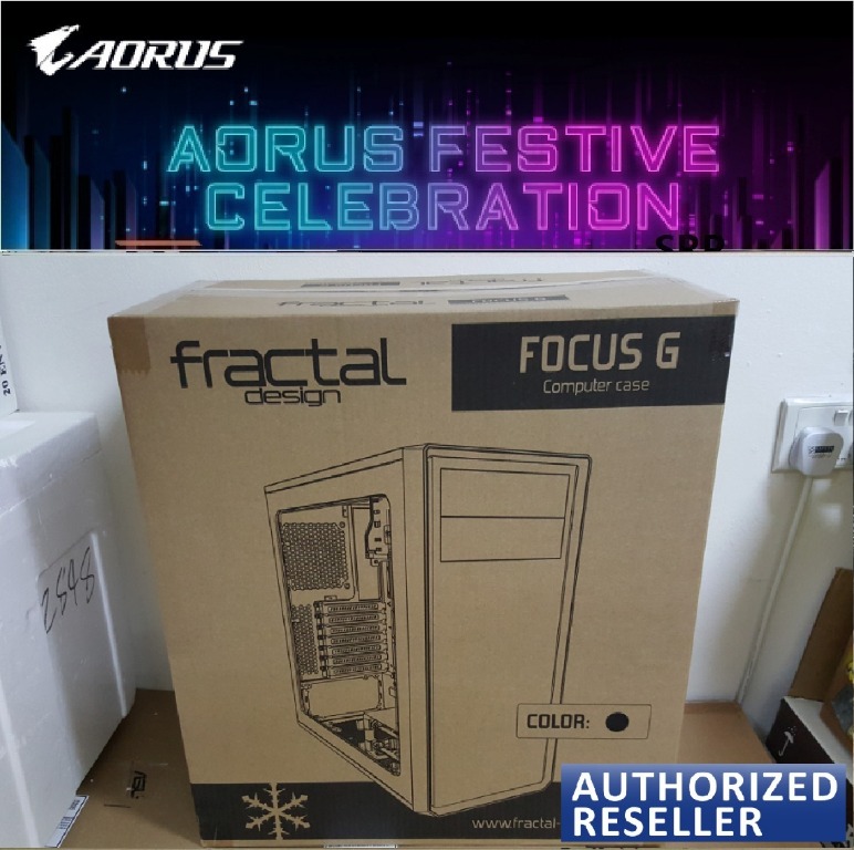 Fractal Design Focus G Black (Window Edition) PC Case(1Y),, Computers ...