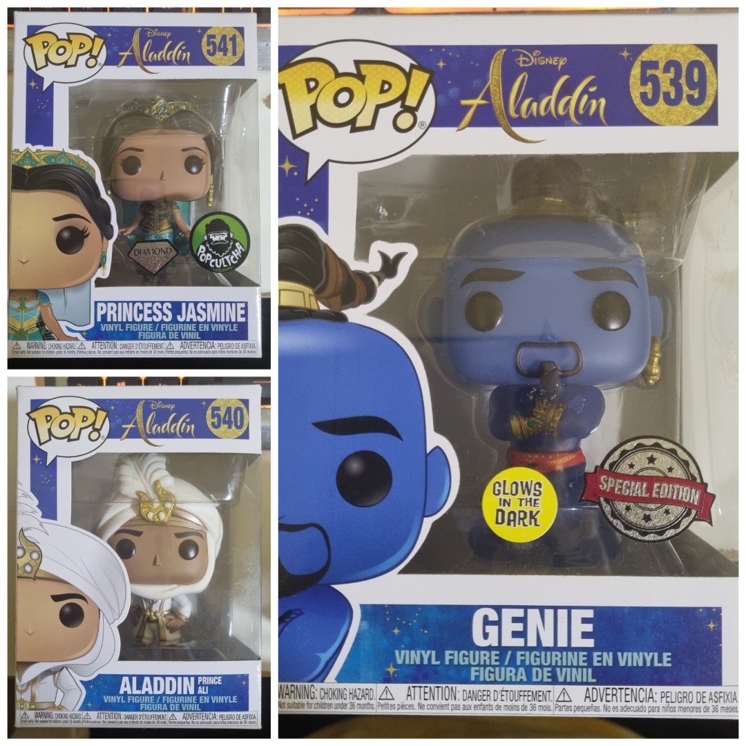 Funko POP! - Disney Aladdin set of 3, Hobbies & Toys, Toys & Games on ...