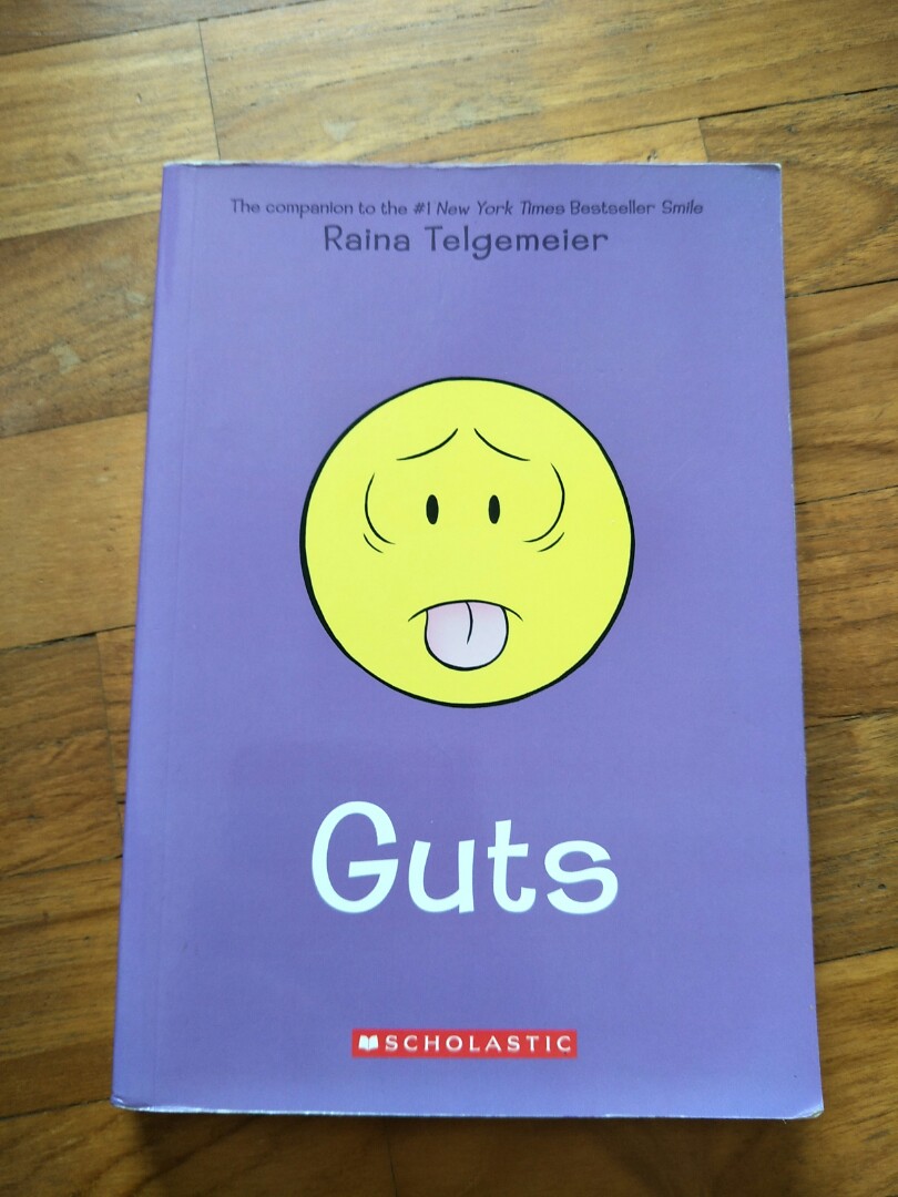 'GUTS' comic by Raina Telgemeier, Hobbies & Toys, Books & Magazines ...