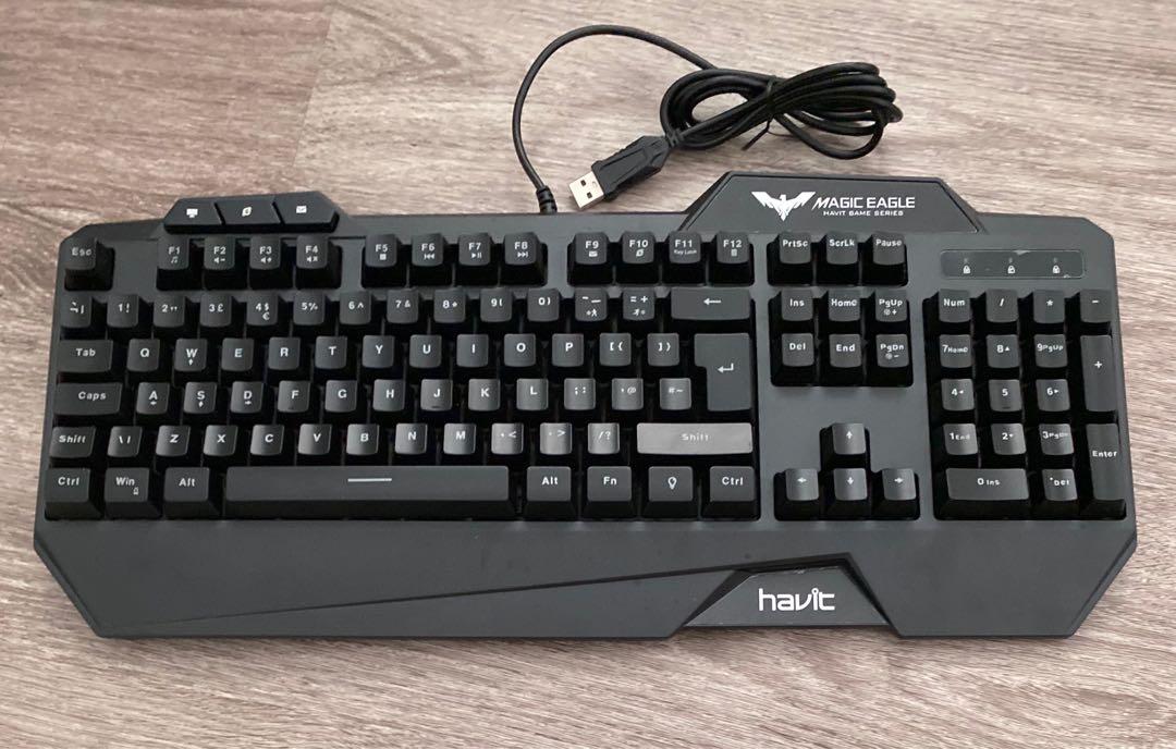 Havit Gaming Keyboard RGB magic eagle game series multi function ...