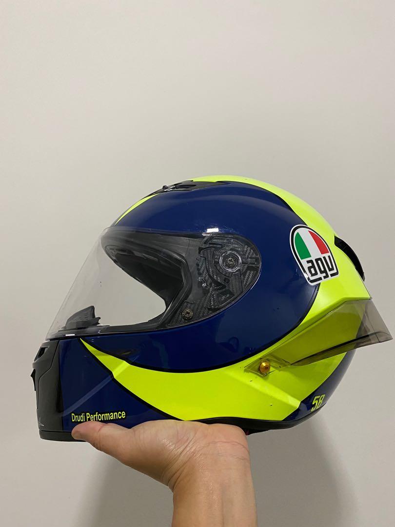 Helmet Fullface AGV VR46, Motorbikes on Carousell