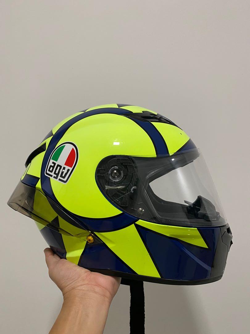 Helmet Fullface AGV VR46, Motorbikes on Carousell