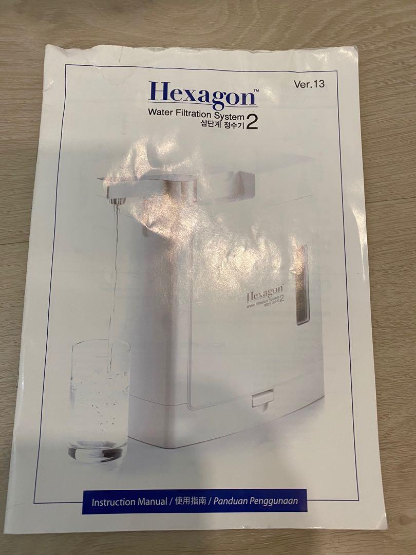 Hexagon Water Filtration System 2, TV & Home Appliances, Air Purifiers ...