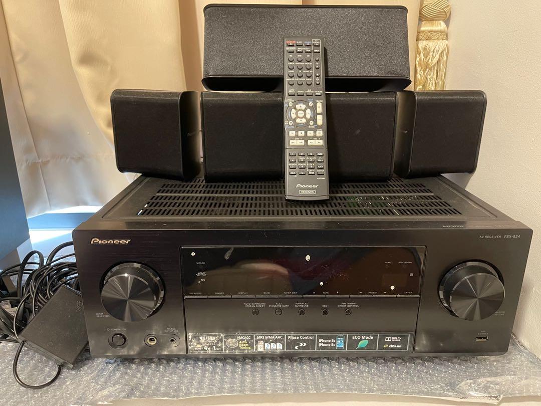 Home theatre - pioneer amplifier with 5.1 speaker, Audio, Soundbars ...