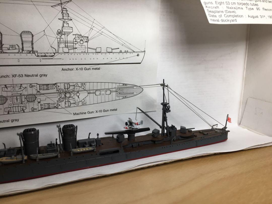IJN Light cruiser Kuma 1:700 scale, Hobbies & Toys, Toys & Games on ...