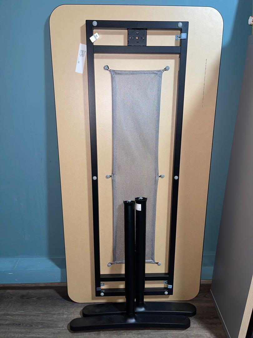 IKEA Bekant desk blue/black, Furniture & Home Living, Furniture, Tables ...