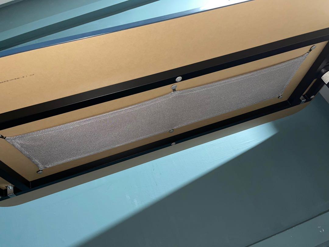 IKEA Bekant desk blue/black, Furniture & Home Living, Furniture, Tables ...