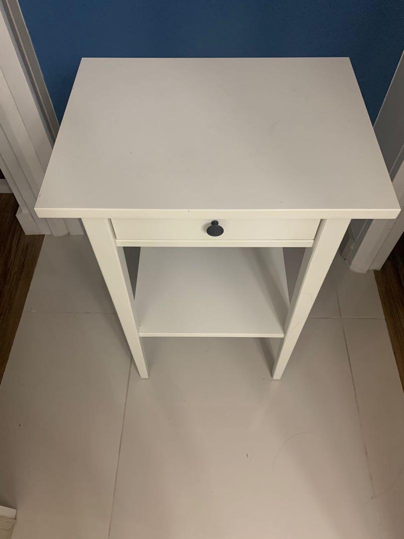 IKEA Hemnes side table, Furniture & Home Living, Furniture, Tables ...