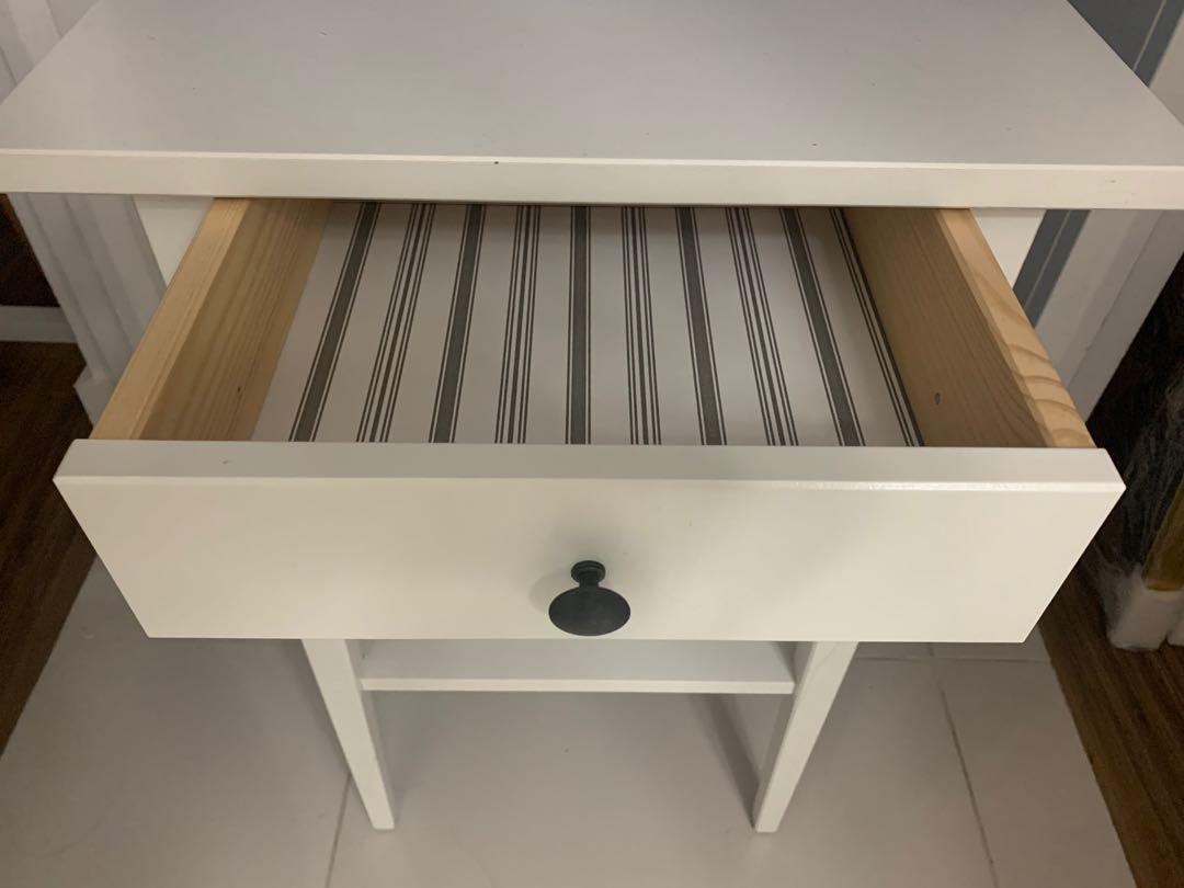 IKEA Hemnes side table, Furniture & Home Living, Furniture, Tables ...