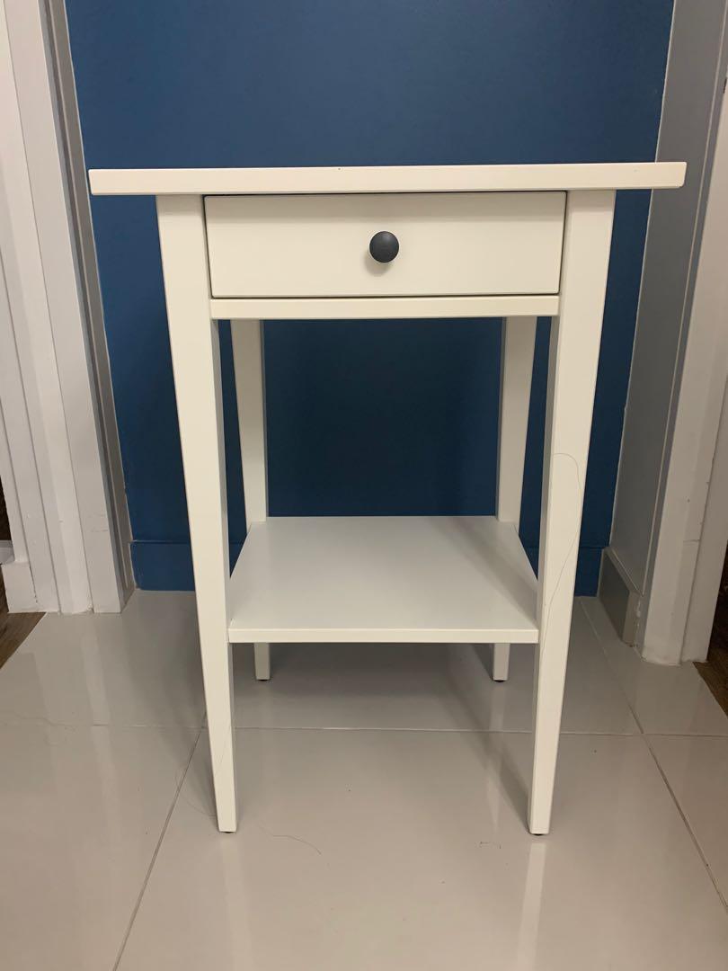 IKEA Hemnes side table, Furniture & Home Living, Furniture, Tables ...