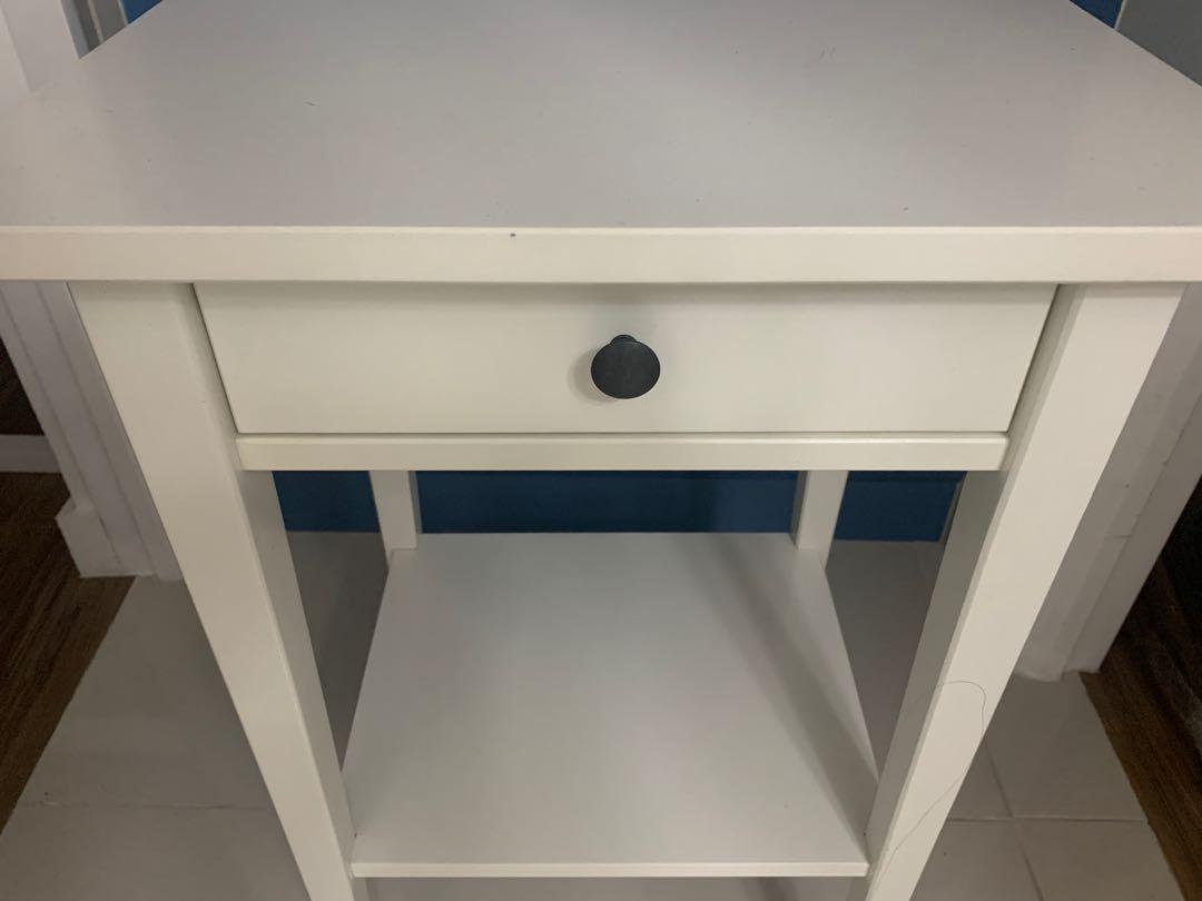 IKEA Hemnes side table, Furniture & Home Living, Furniture, Tables ...