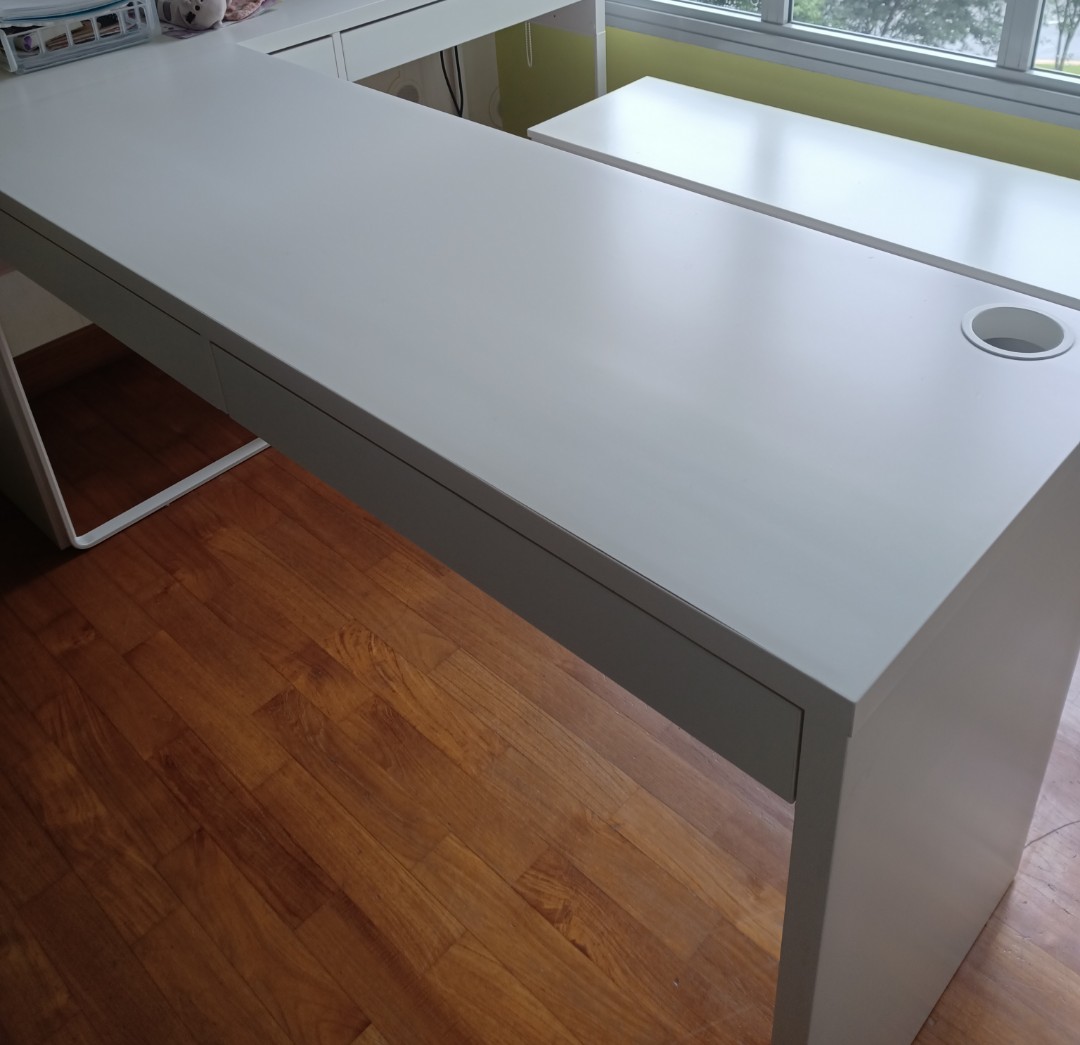 Ikea Study long table, Furniture & Home Living, Furniture, Tables ...